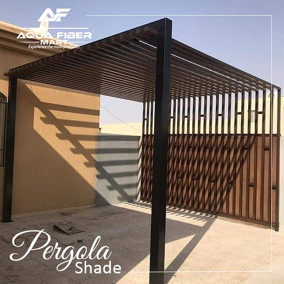 Pergola & Terrace Shade @ Rs. 600/sqft | Modern Designs | Karachi ...