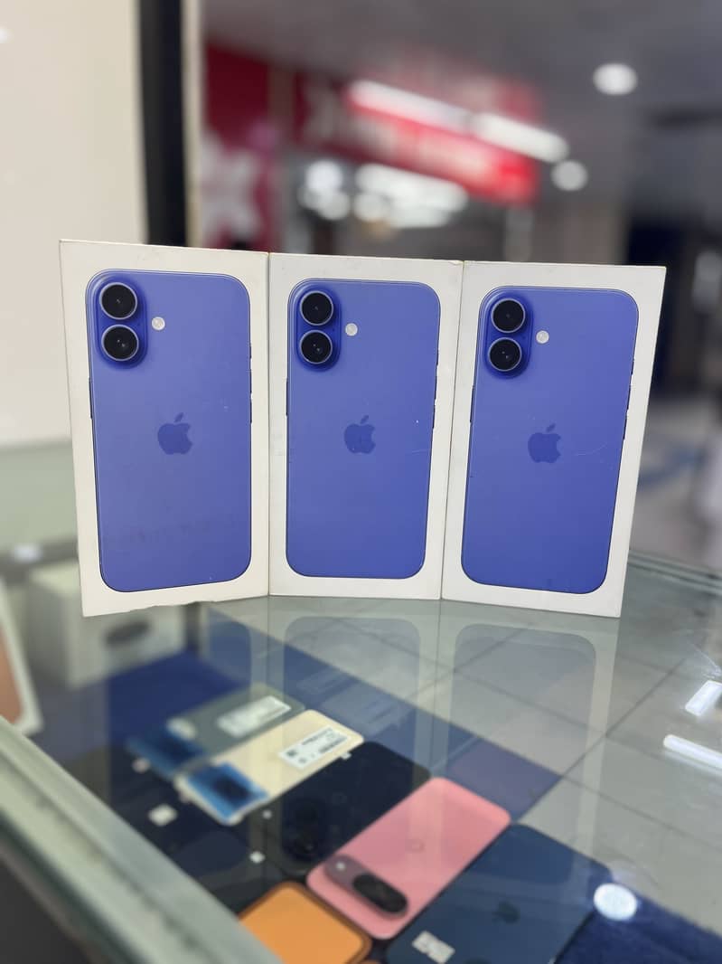 Brand New Apple Non Active Iphone 16 Blue Ultra marine colour - Mobile ...