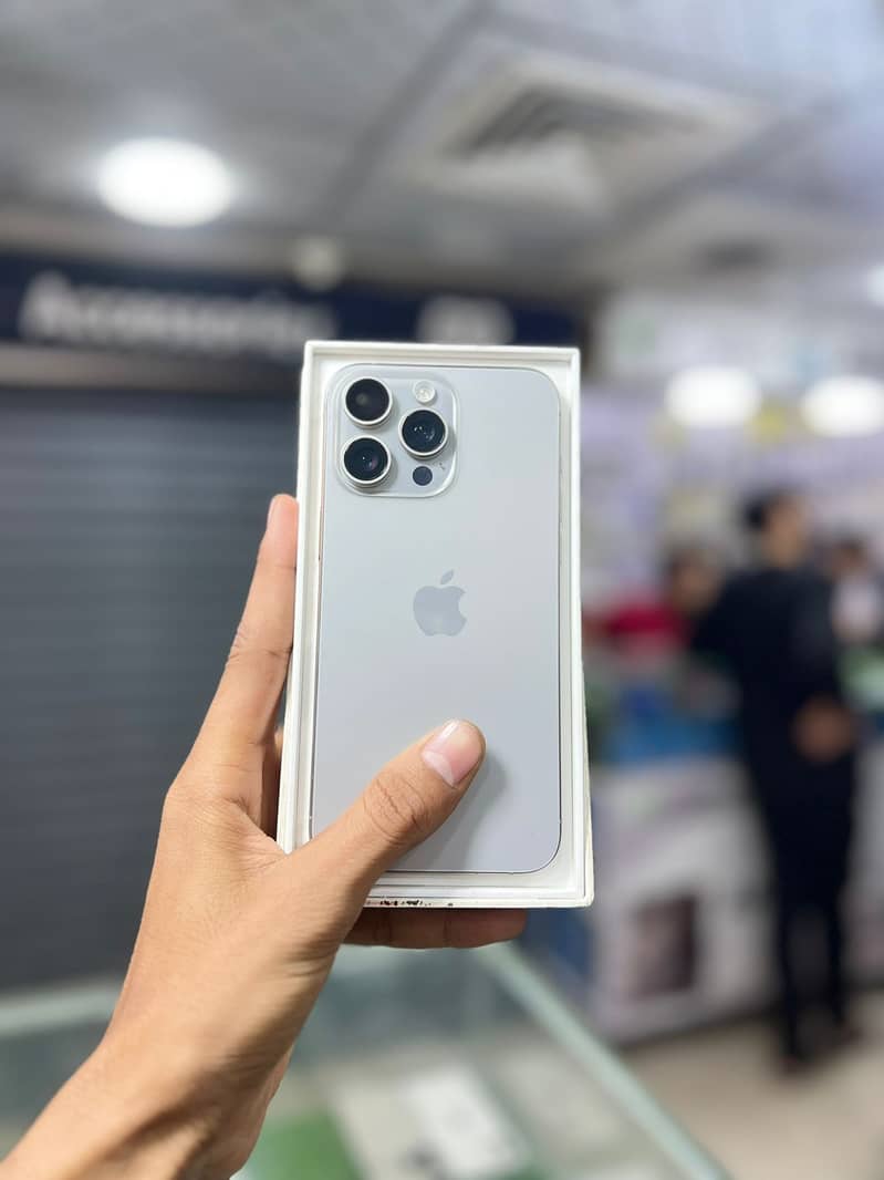 iPhone 15 Pro Max 256GB – Non Pta – Natural Titanium – Complete Box ...