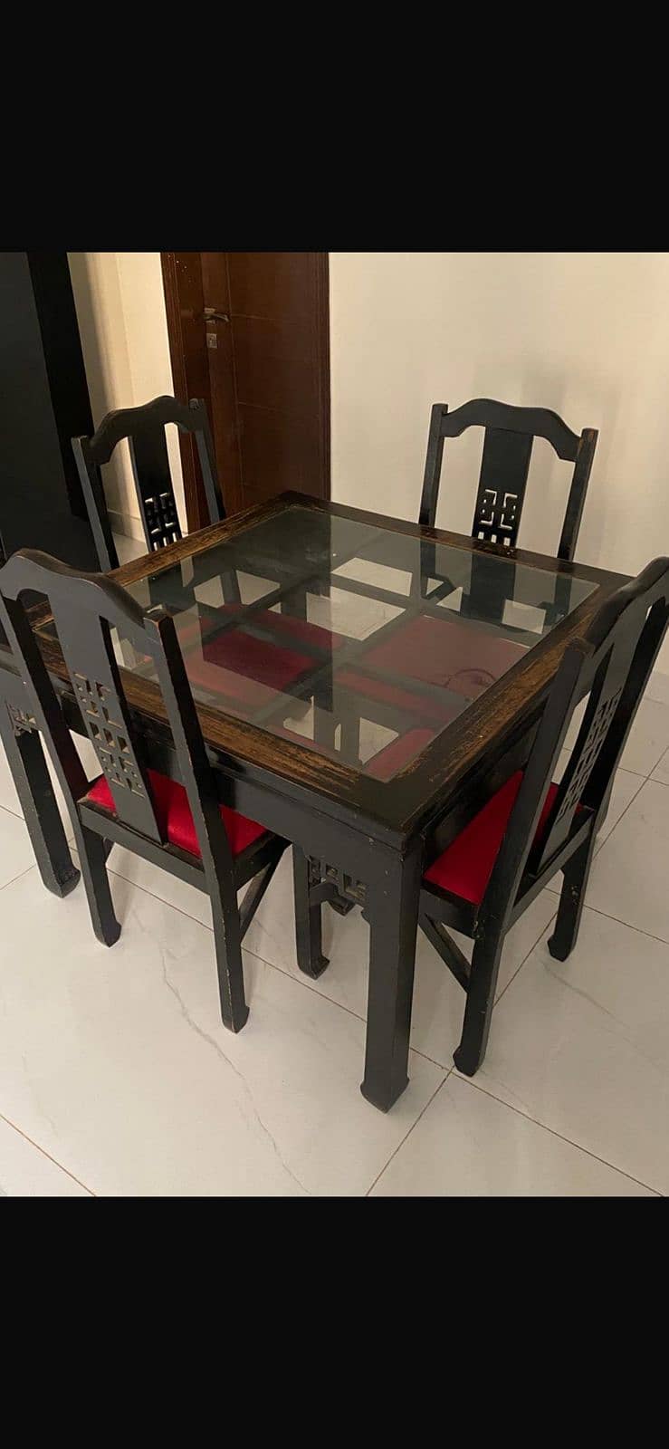 4 Seater Dinning Table - Dinning Set - Wooden Dinning - Dinng Table ...
