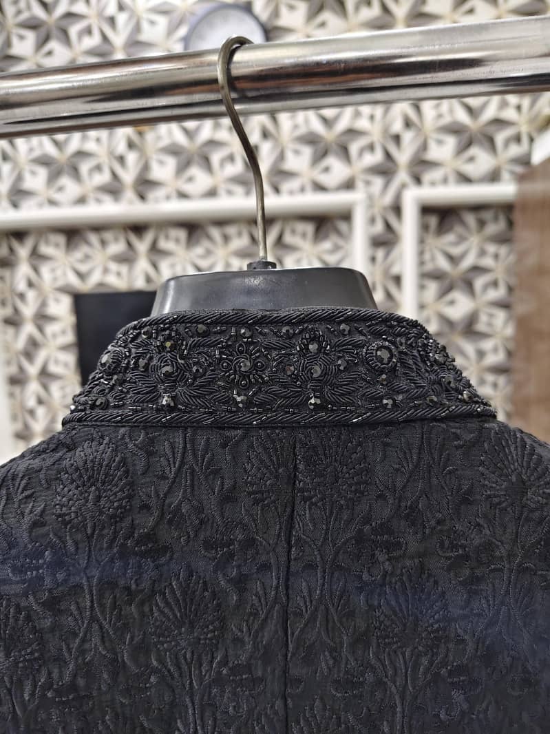 Sherwani Black color Just Used for 1 Time - Grooms - 1110302225