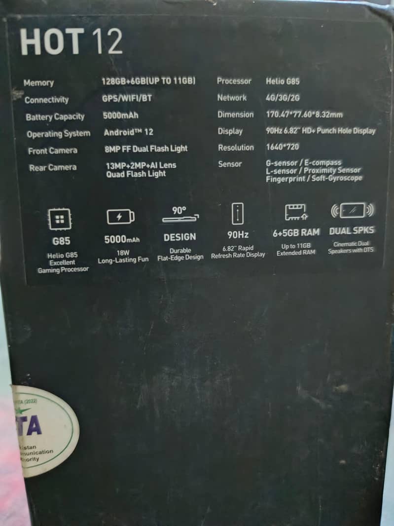 Infinix Hot 12 - Mobile Phones - 1110304021