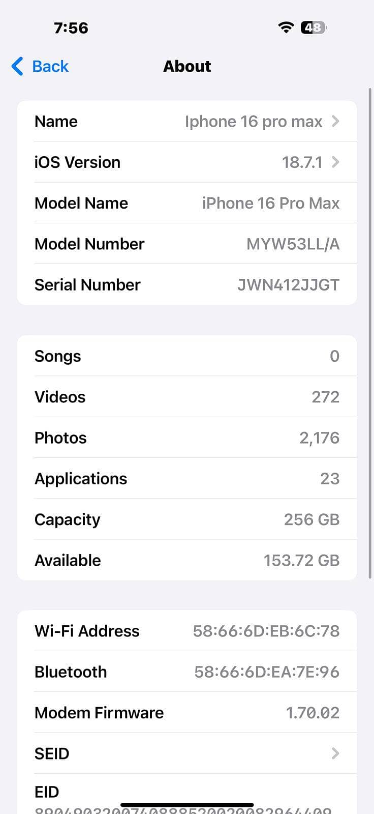 Iphone 16 pro max 256 gb - Mobile Phones - 1110312008