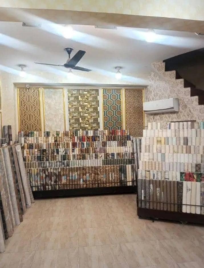 Wallpaper sheet vinyl wood flooring ceiling woodenfloo - Other Decor ...