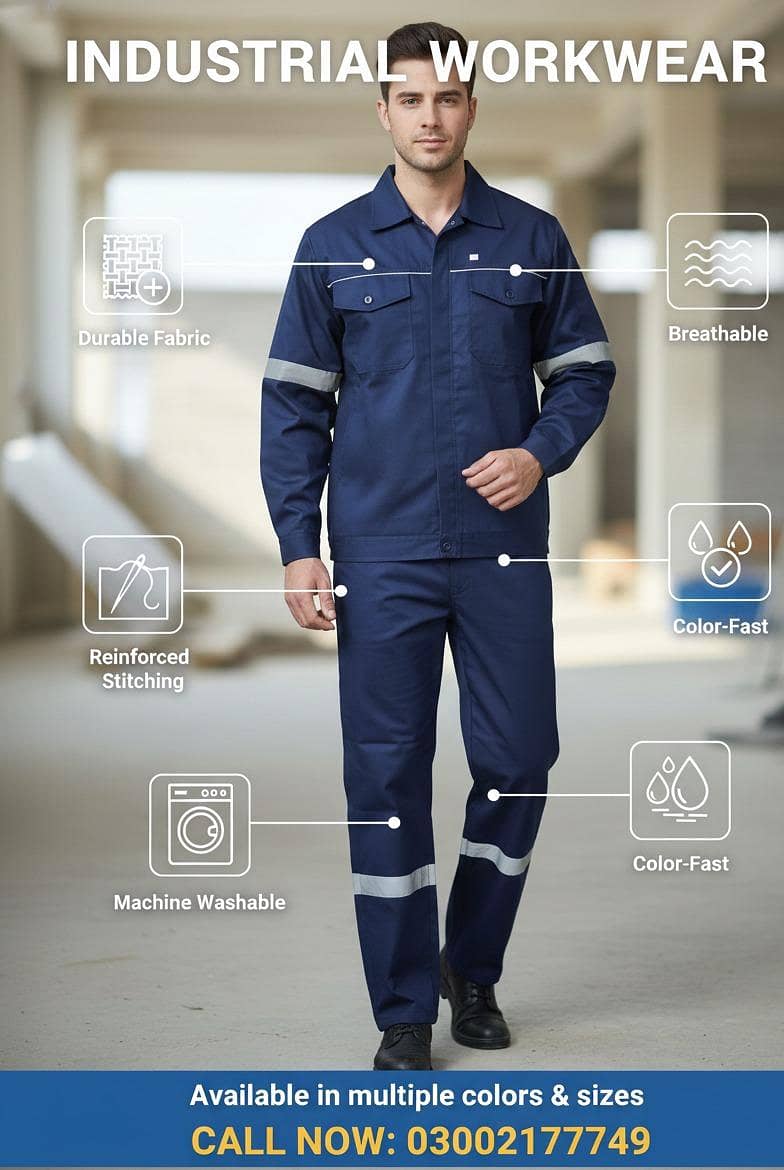 Mens worker safety costume coverall uniforms labour clothes - Costumes ...
