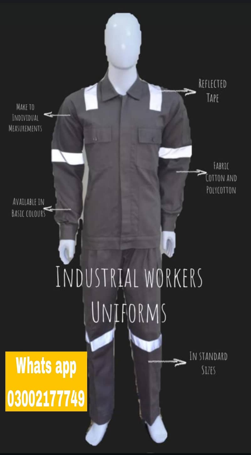 Mens worker safety costume coverall uniforms labour clothes - Costumes ...