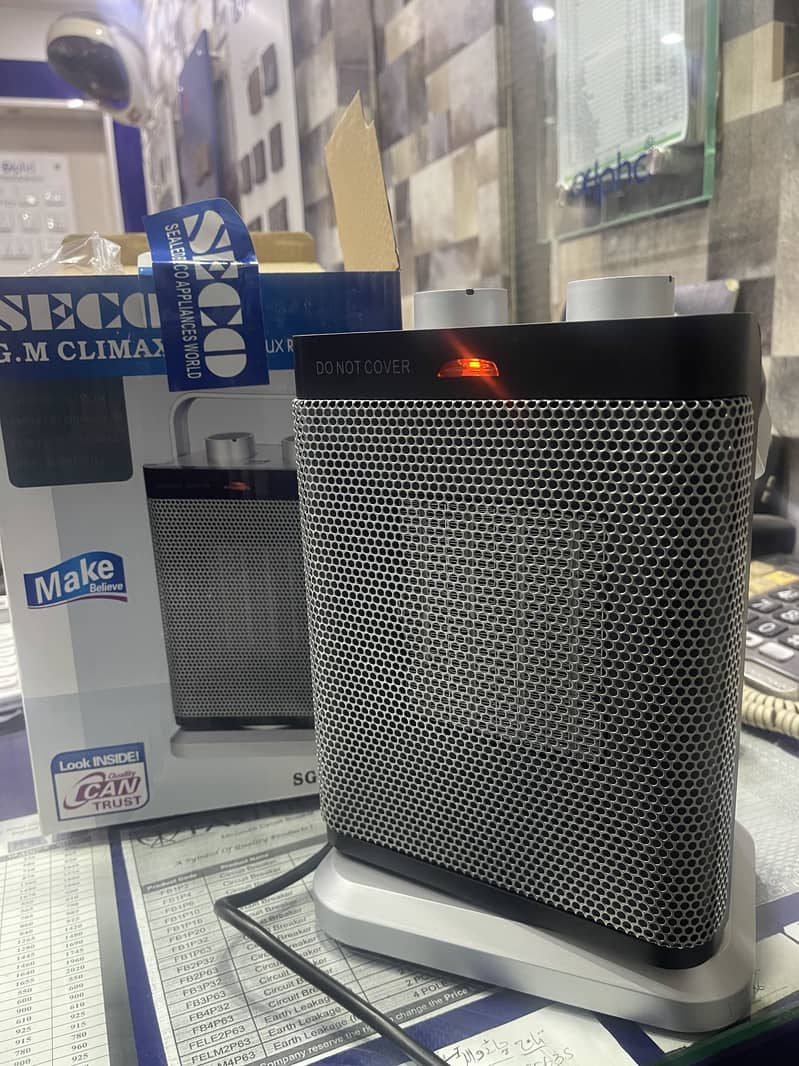 SECO Electric Ceramic Heater Only 1 Season Used - Heaters - 1110333123