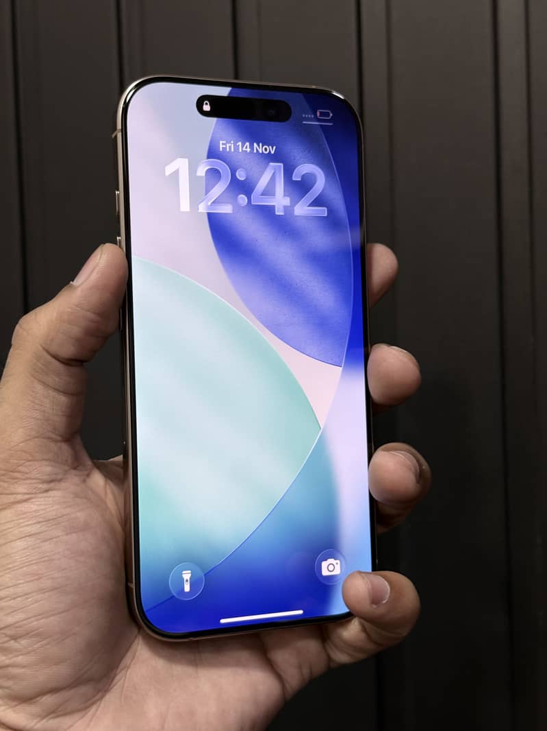 Iphone 16 pro 3.5 sim time non pta fu with box 11 12 13 14 15 17 ...