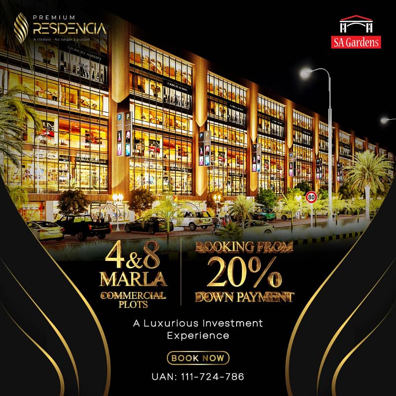 1 Kanal Possession available Plot For Sale in Premium Block SA Garden ...