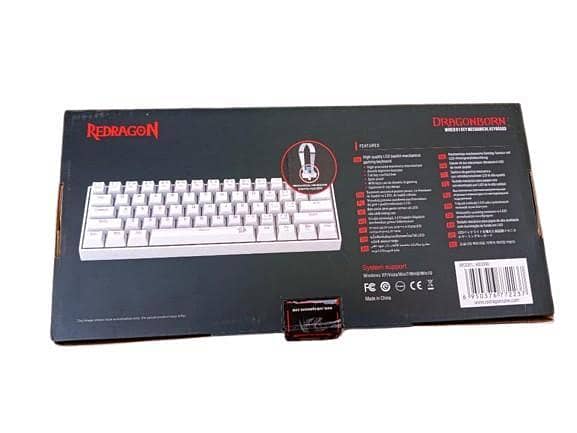 Redragon K630 / K630W White Mechanical Gaming Keyboard - Gaming ...