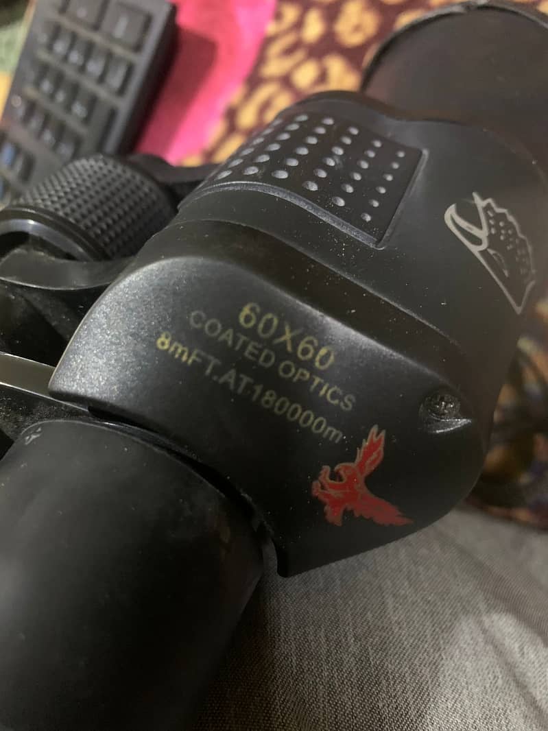 Night Working DAXGD Black Binoculars 60x60 Coated Optics W/ Strap ...