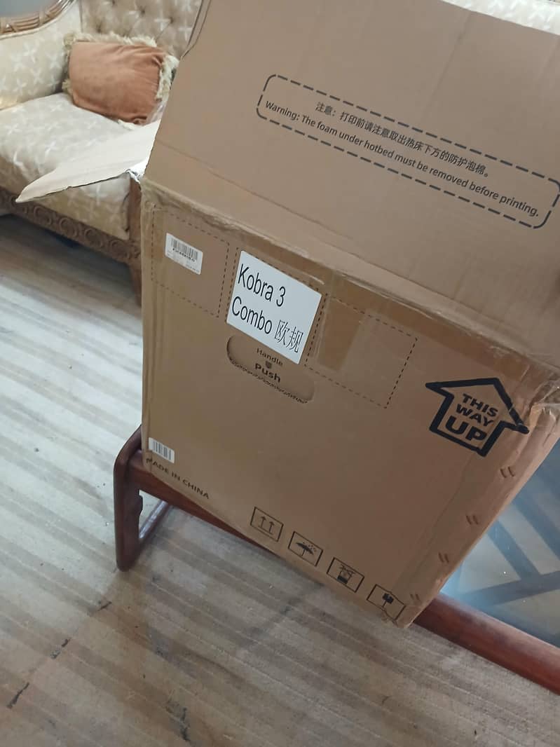 anycubic kobra 3 combo 3d printer multicolor only few hours used ...