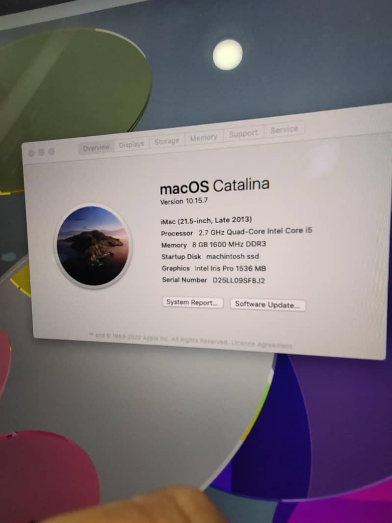 IMAC ALL IN ONE LATE 2013 CORE I. 5 8GB RAM 256GB SSD - Desktops ...