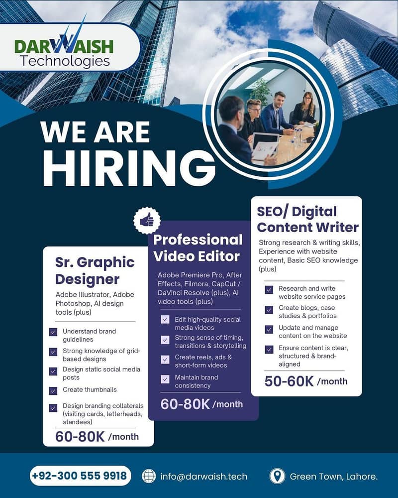 Graphic Designer and video editor - Graphic Design Jobs - 1110381148