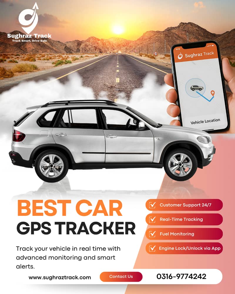 Sughraz Track GPS Tracker – Gaari/Bike Ki Hifazat" PTA Approved Device ...