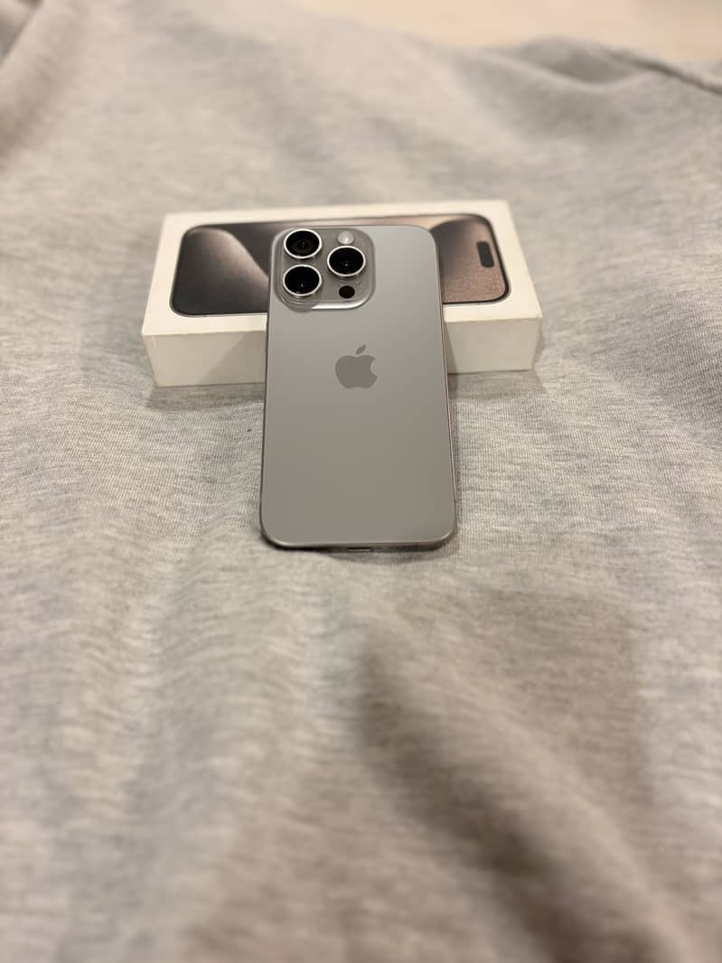 Apple iPhone 15 Pro (Non-PTA) – Natural Titanium – 128GB - Mobile ...