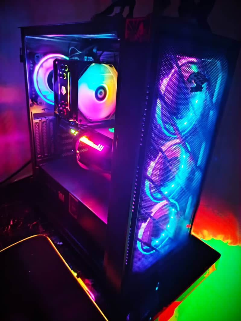 4K HIGH END GAMING PC FULL SETUP PC/MONITOR/MOUSE/KEYBOARD/MOUSEPAD ...
