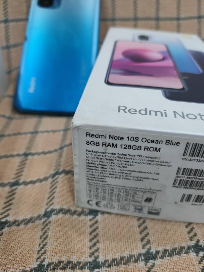 redmi note 10s 8+8/128 complete box - Mobile Phones - 1110395652
