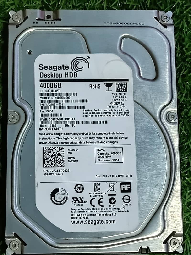 1TB & 4TB Hard disk (Read complete add for detail) - Computer ...