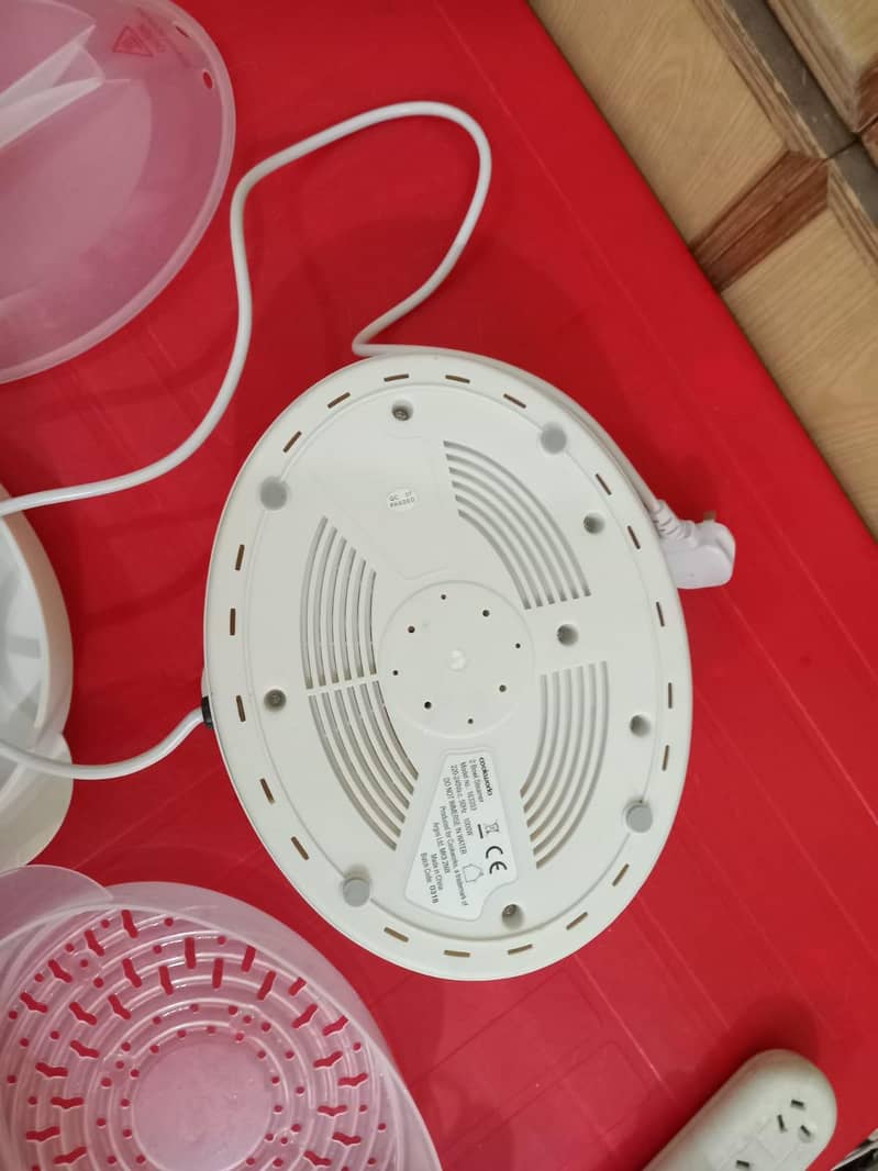 Cookworks 1 Tier Electric Food Steamer / Steam Cooker - Food Steamers ...
