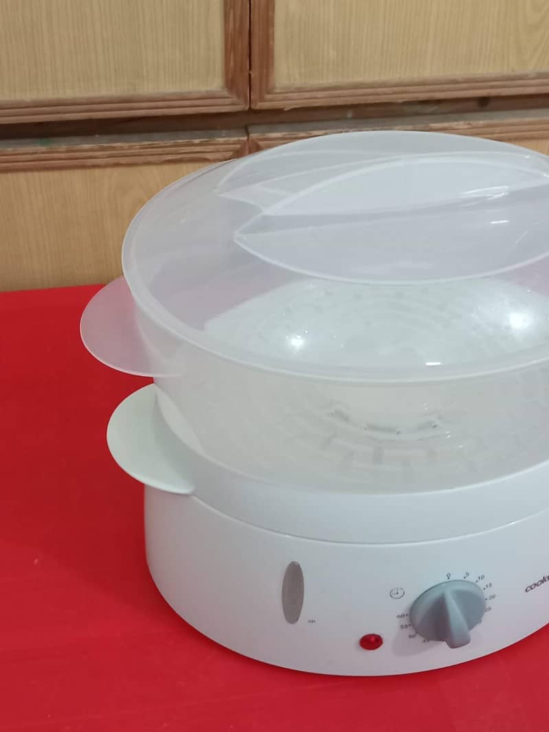 Cookworks 1 Tier Electric Food Steamer / Steam Cooker - Food Steamers ...
