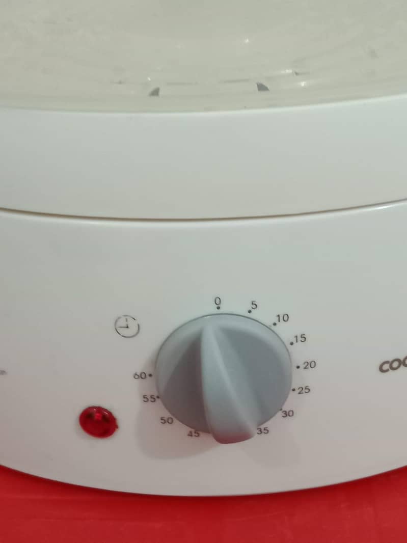 Cookworks 1 Tier Electric Food Steamer / Steam Cooker - Food Steamers ...