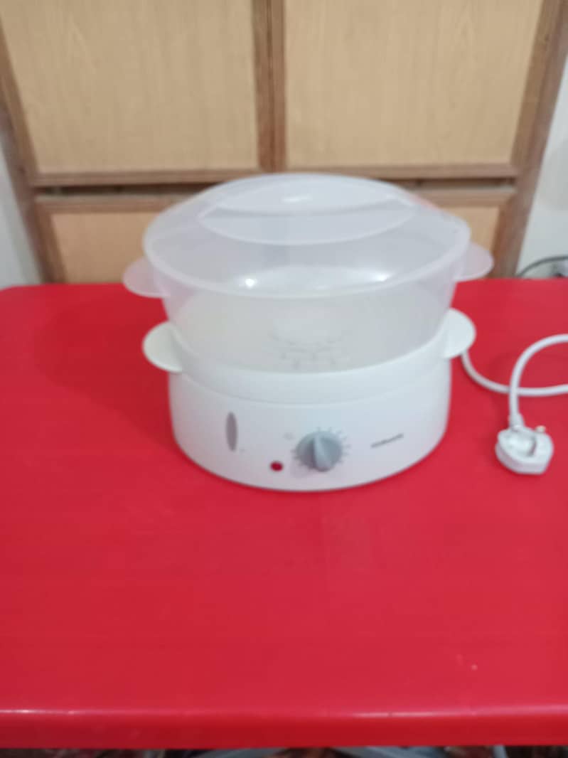 Cookworks 1 Tier Electric Food Steamer / Steam Cooker - Food Steamers ...