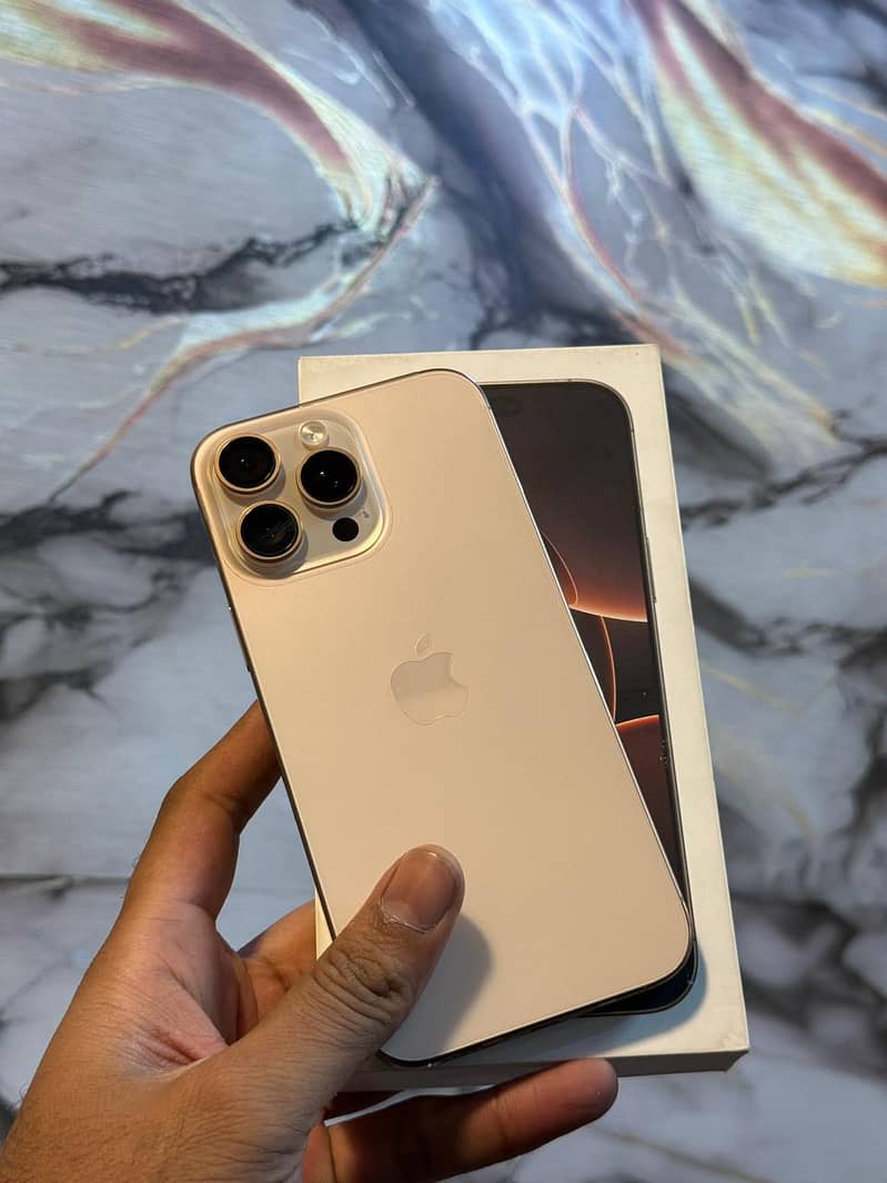 iPhone 16 Pro max 256GB PTA Approved Genuine - Mobile Phones - 1110404809