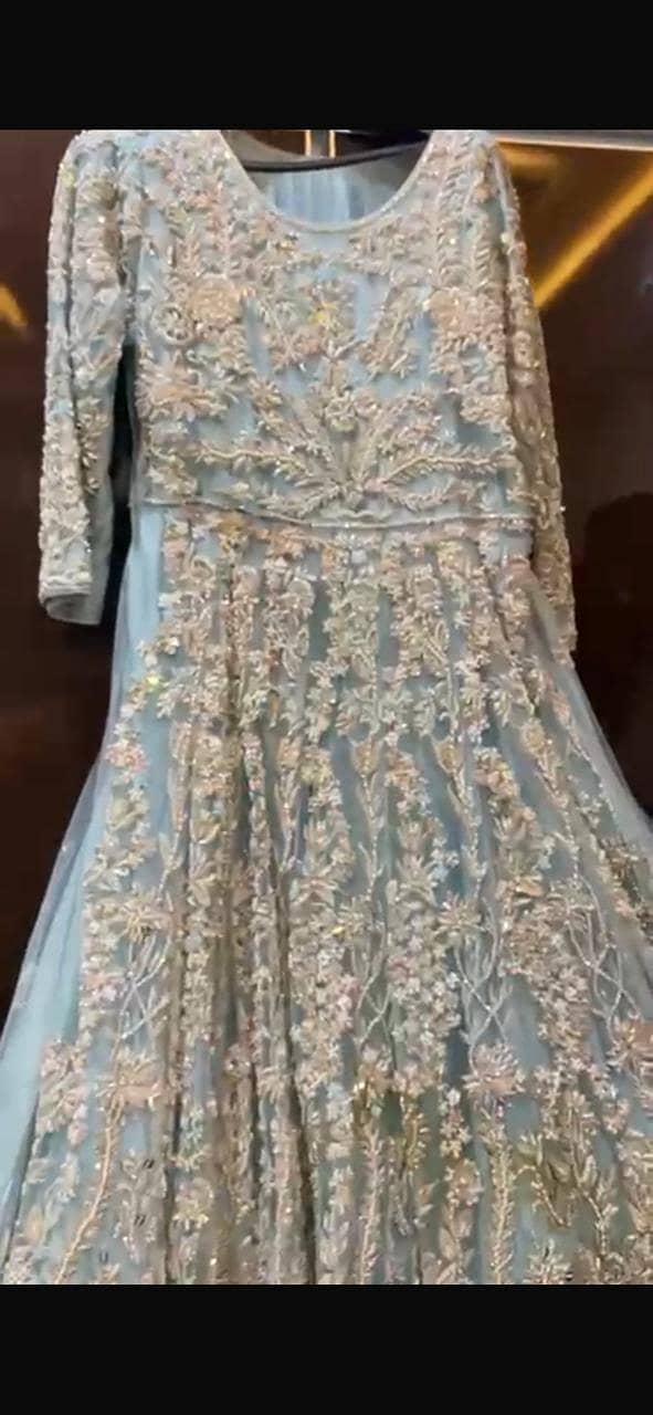 Walima Meksi Bridel Meksi Sky Blue Meksi Dulhan Meksi - Other Fashion ...