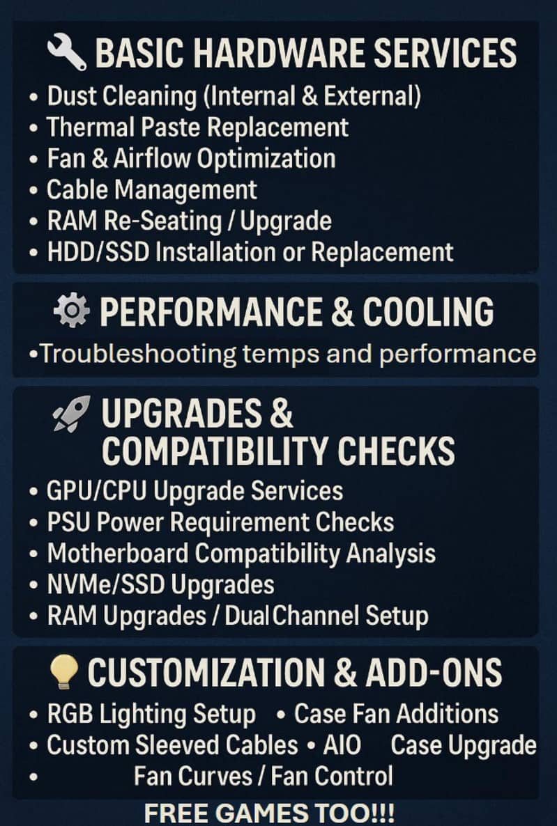 custom Gaming PC available - Gaming PCs - 1110409009