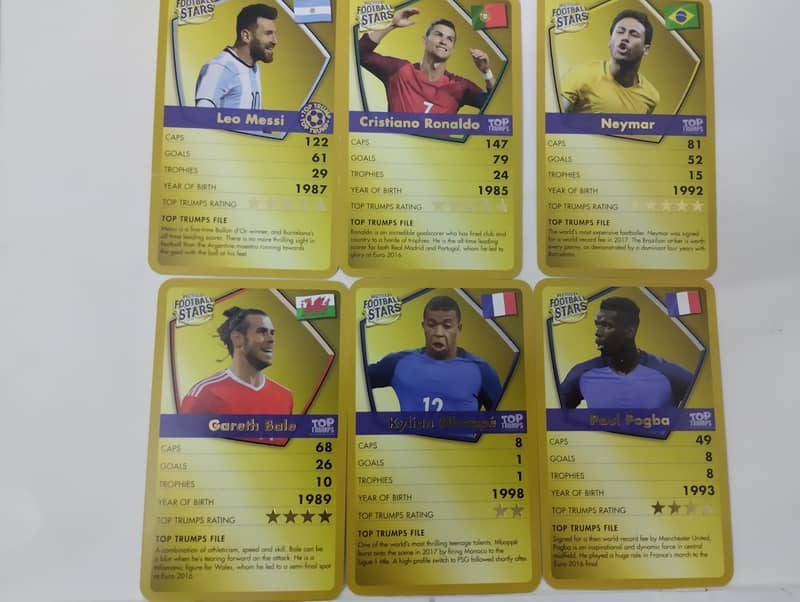 football stars cards - Toys - 1110410624