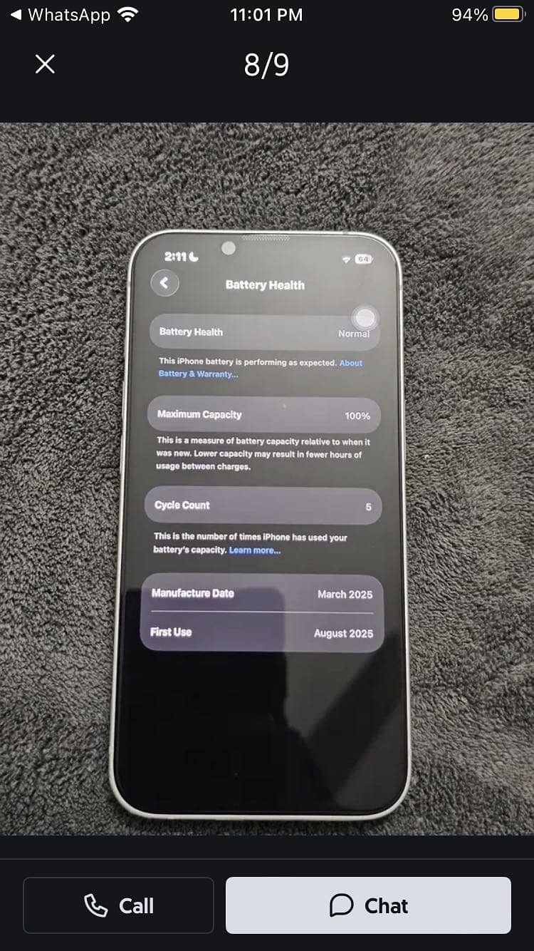 iphone 16e | 128gb | jv | non-pta | bh 100% | 10\10 | under warranty ...