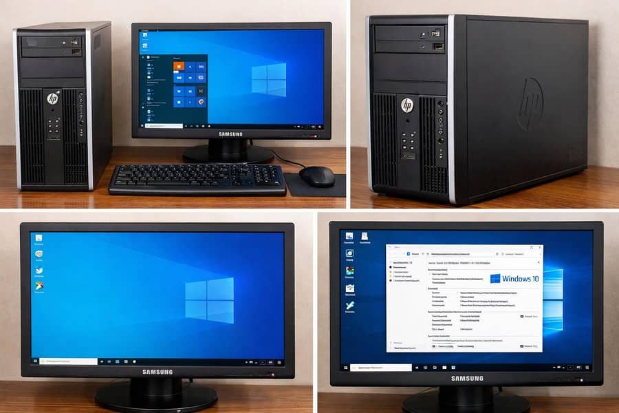 Urgent Sale – HP Desktop PC + Samsung Monitor – Working - Computer ...