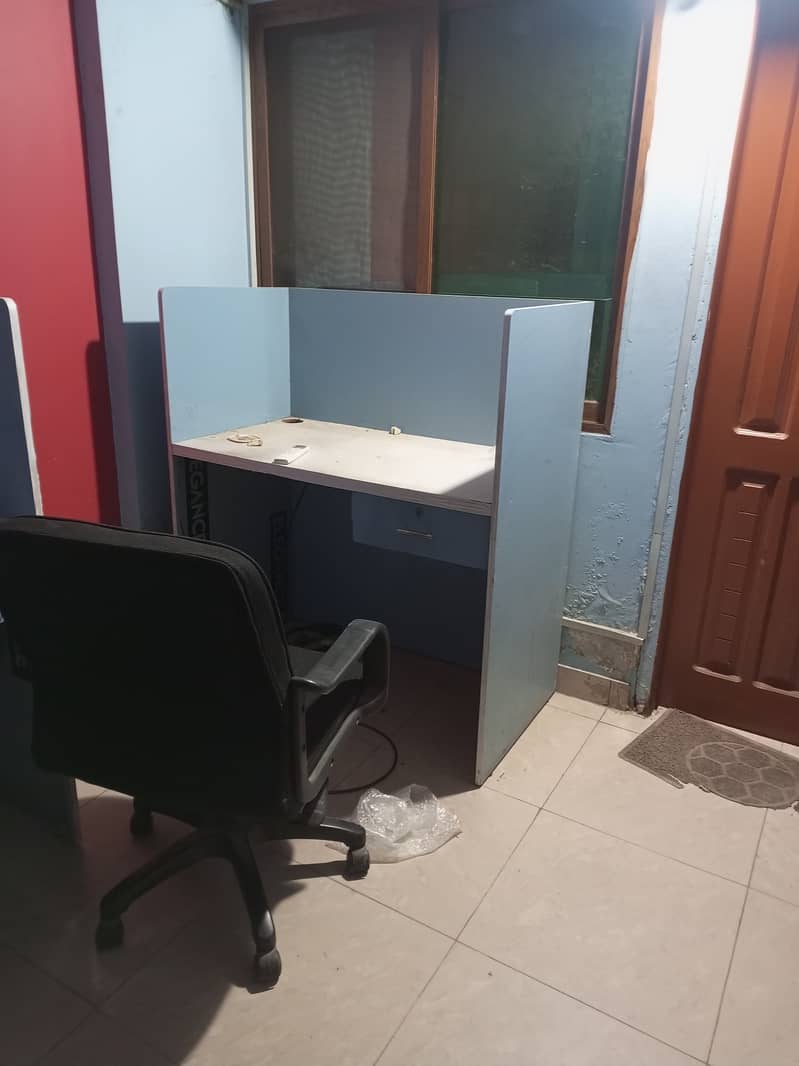 Office Workstation / Computer Desk with Drawer & Switch - Office Tables ...