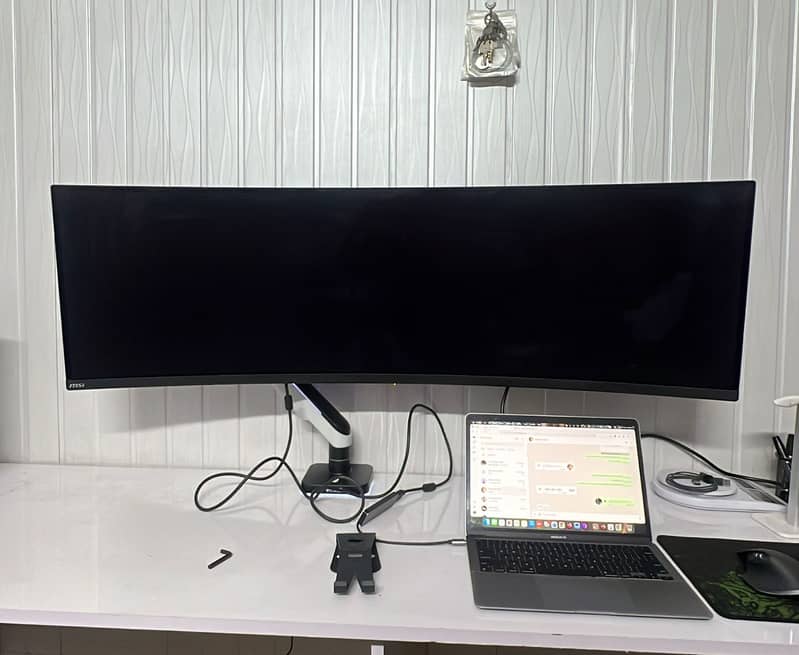 MSI Ultrawide Gaming Monitor 49 Inch 144Hz Curved OLED 491CQP - Gaming ...