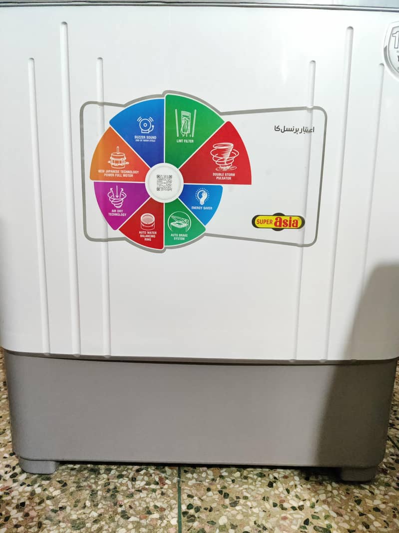Super Asia Washing Machine SA-241 – 7KG | Semi Automatic | 10/10 ...