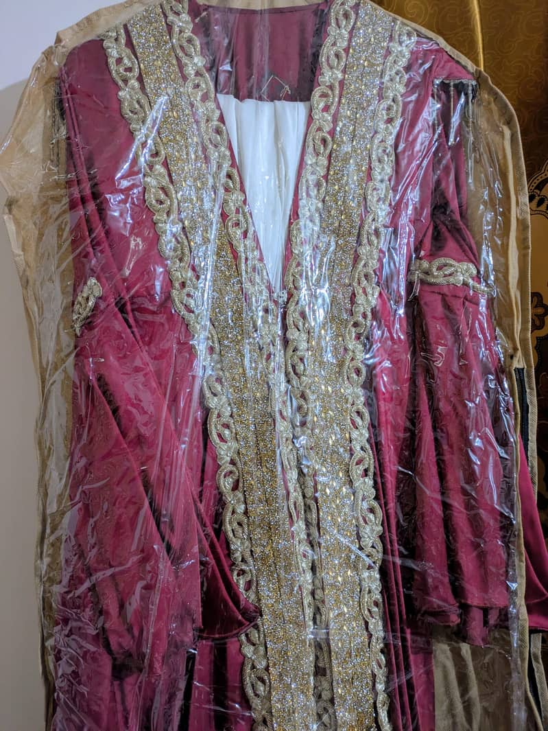 Turkish bridal dress/Turkish bridal maxi/hand made crown,belt,necklace ...