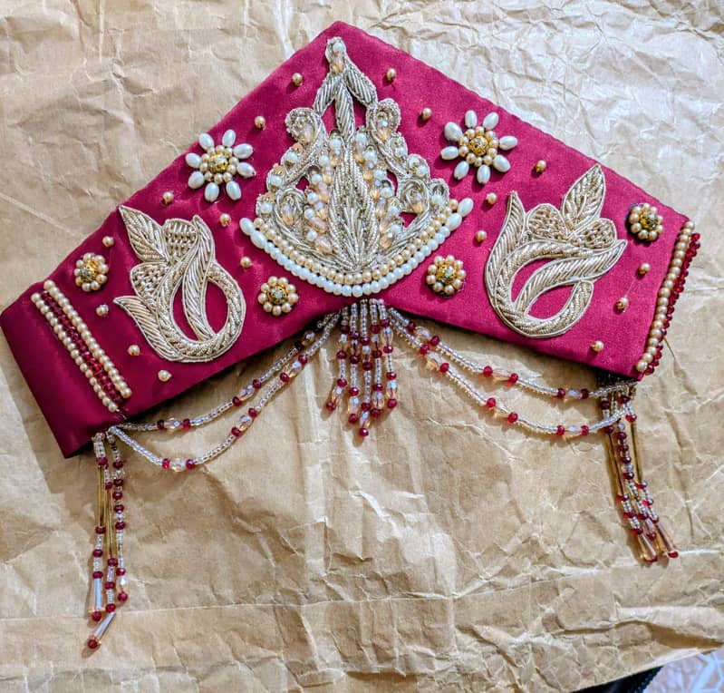 Turkish bridal dress/Turkish bridal maxi/hand made crown,belt,necklace ...