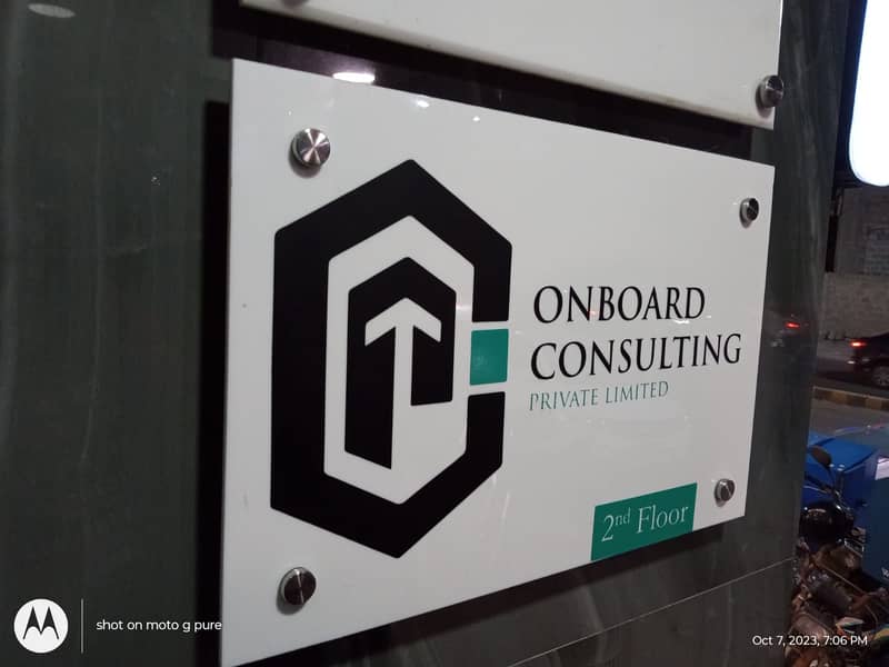 3D Logo 3D Sign Board SS Logo Steel Logo Acrylic Wall Logo In Karachi ...