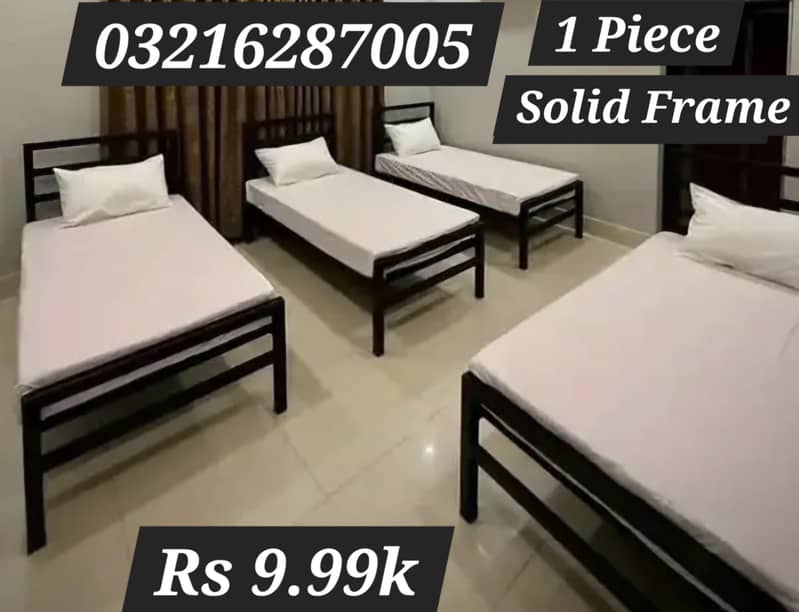 Single Bed | iron bed | furniture | double bed | bed set | 03216287005 ...
