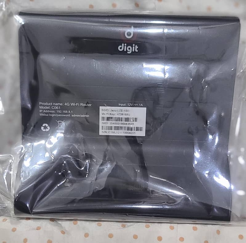 JAZZ WIFI ROUTER 4G LTE OFFICIAL PTA APPROVED - Networking - 1108170512