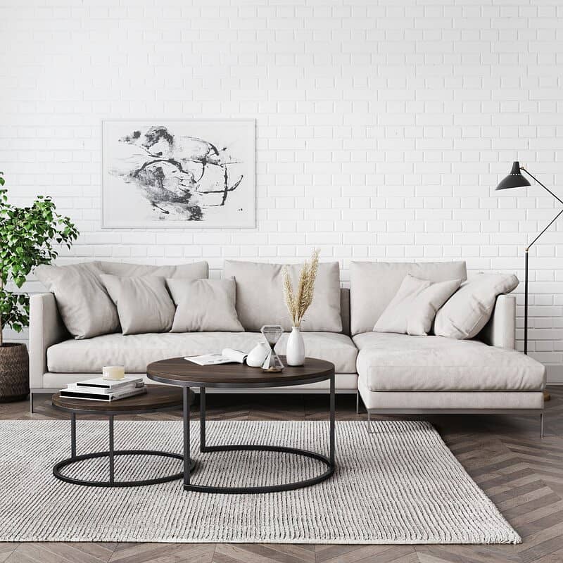 Maywood Nesting Living Loung Drawing Room Centre Tables (Set of 2 ...
