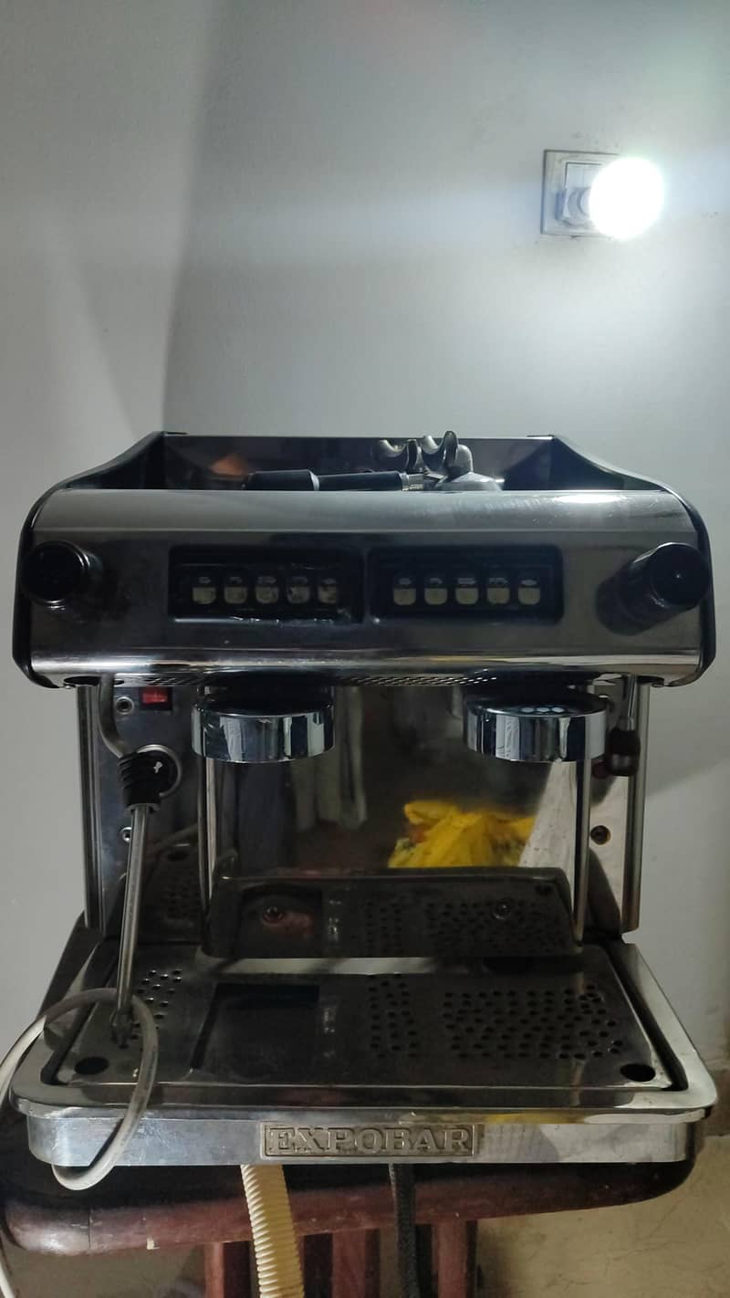 Expo Bar Coffee Machine Complete Setup|Double Shot|Grinder + Blender ...