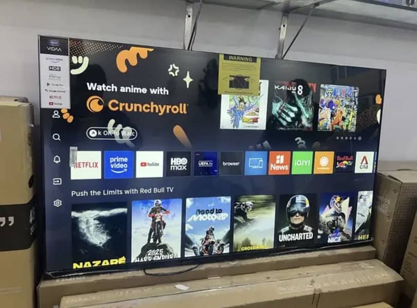 55. INCH. Q. LED TV NEW BOX PACK 3 year warranty O3228O83O6O ...