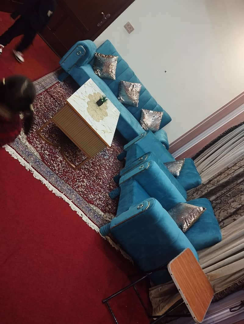 poshish sofa set wooden structure without table. - Sofas - 1110624300