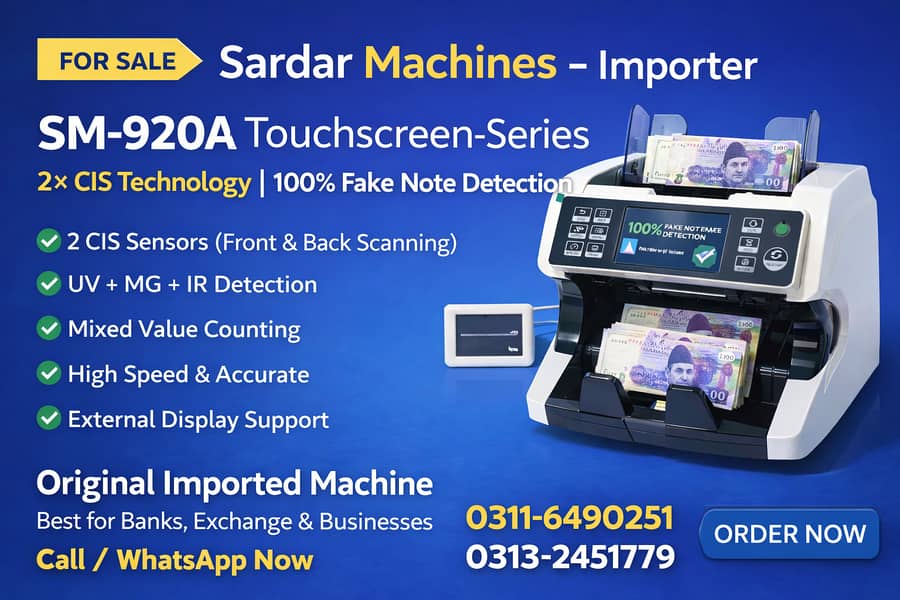 Bank-Grade mix value cash counting machine with CIS technology sensor ...