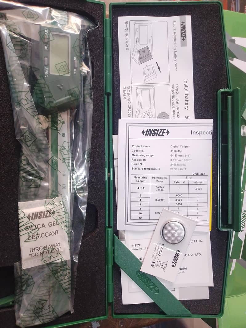 CNC Tool Holder, Dail Indicator, Dail Liver, Insize Vernier 12"8"6 ...