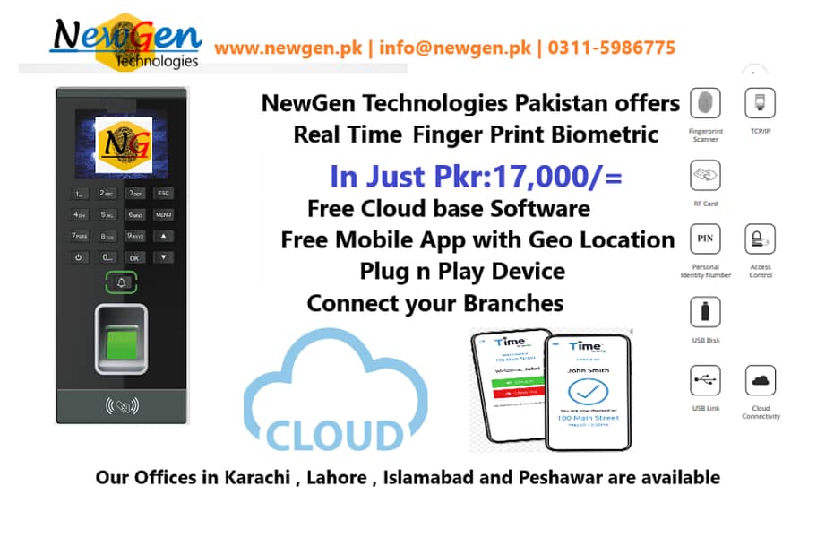 Zkteco Biotime Cloud Time Attendance Software Support License Web API ...