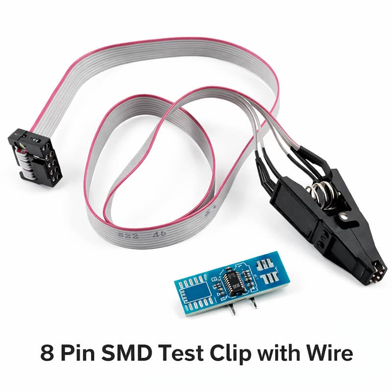 8 Pin SMD Test Clip in Pakistan | SOP8 to DIP8 Test Clip Motherboard ...