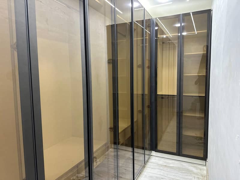 modern design wardrobe. Glass doors, lamination door, super highglos ...